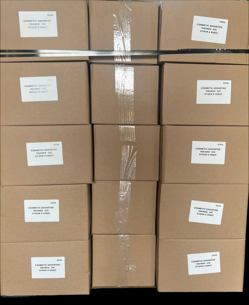300 Count Assorted Cosmetic Box Pallet (40 Boxes of 300 Count ...